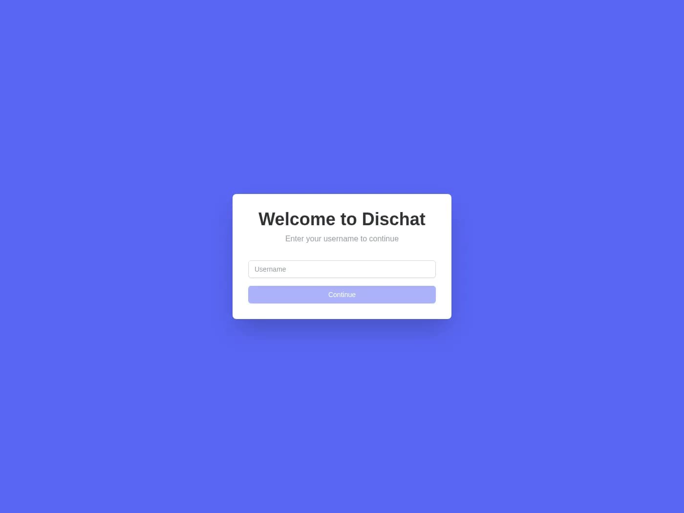Dischat — A Discord-Inspired Real-Time Chat Platform