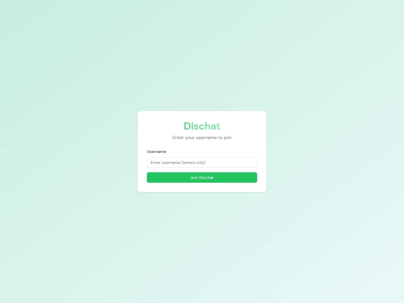 Dischat - 1-to-1 Discord-Style Web Chat with Roles, Voice, and Admin Tools