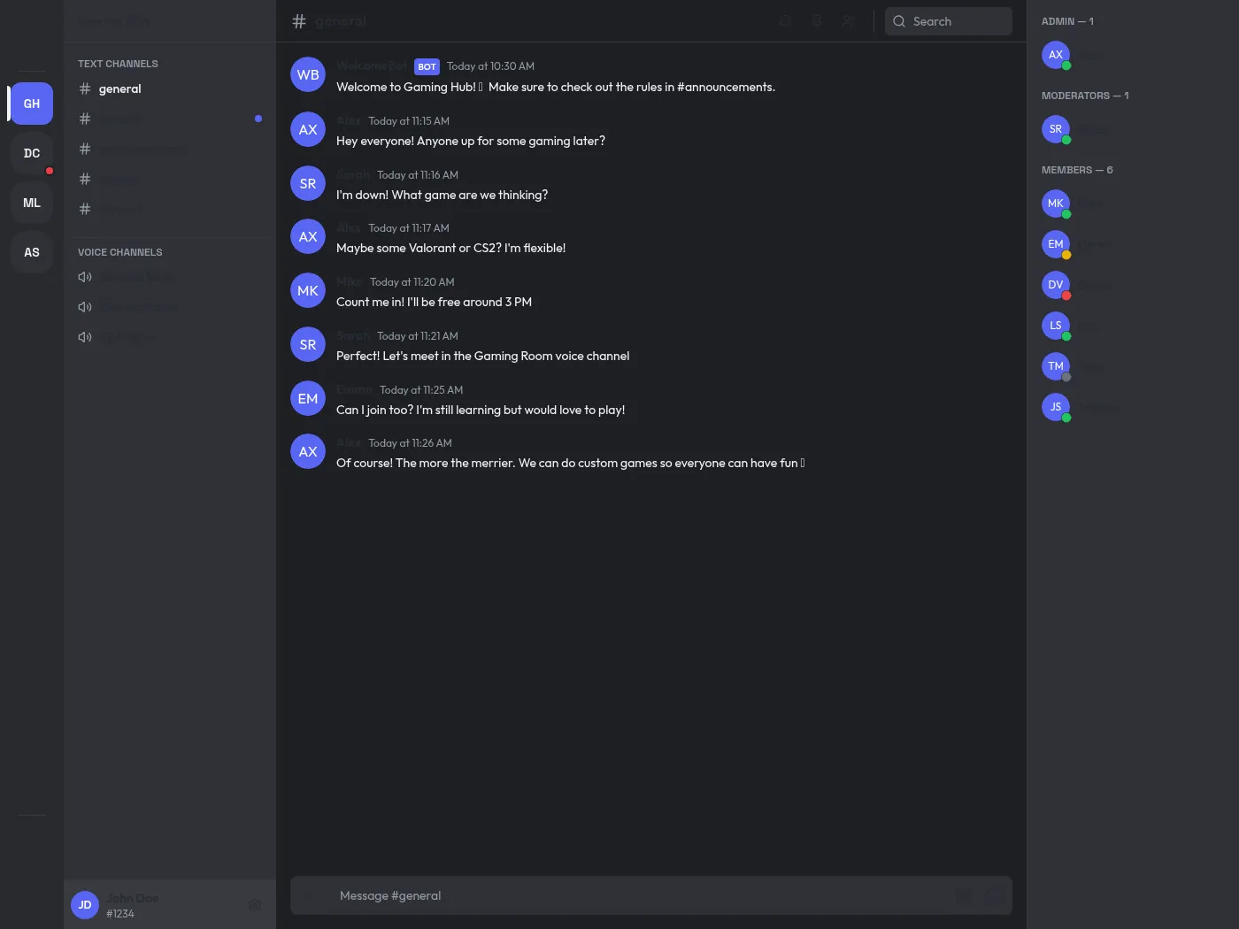 Discord Companion Web App