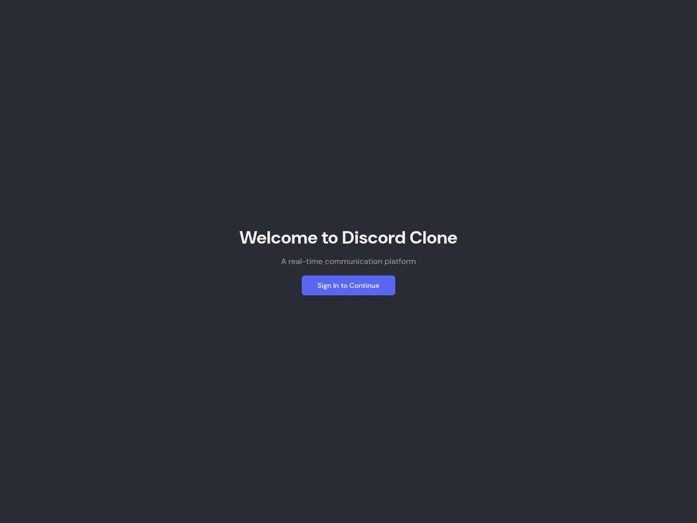 Discord-like Communication Platform