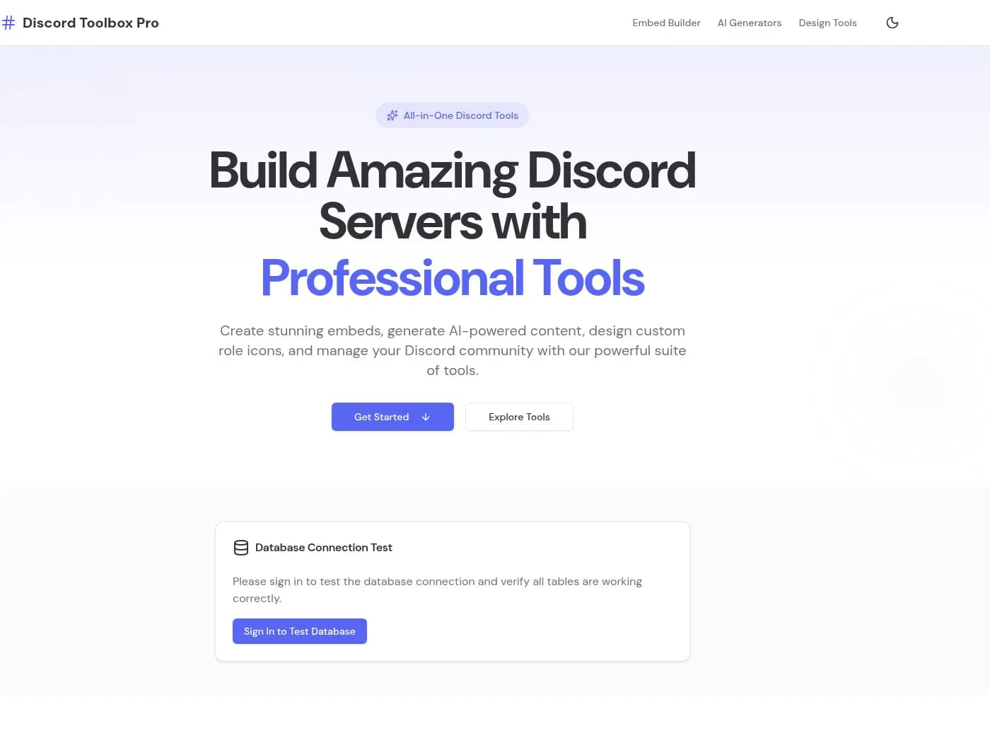 Discord Toolbox Pro
