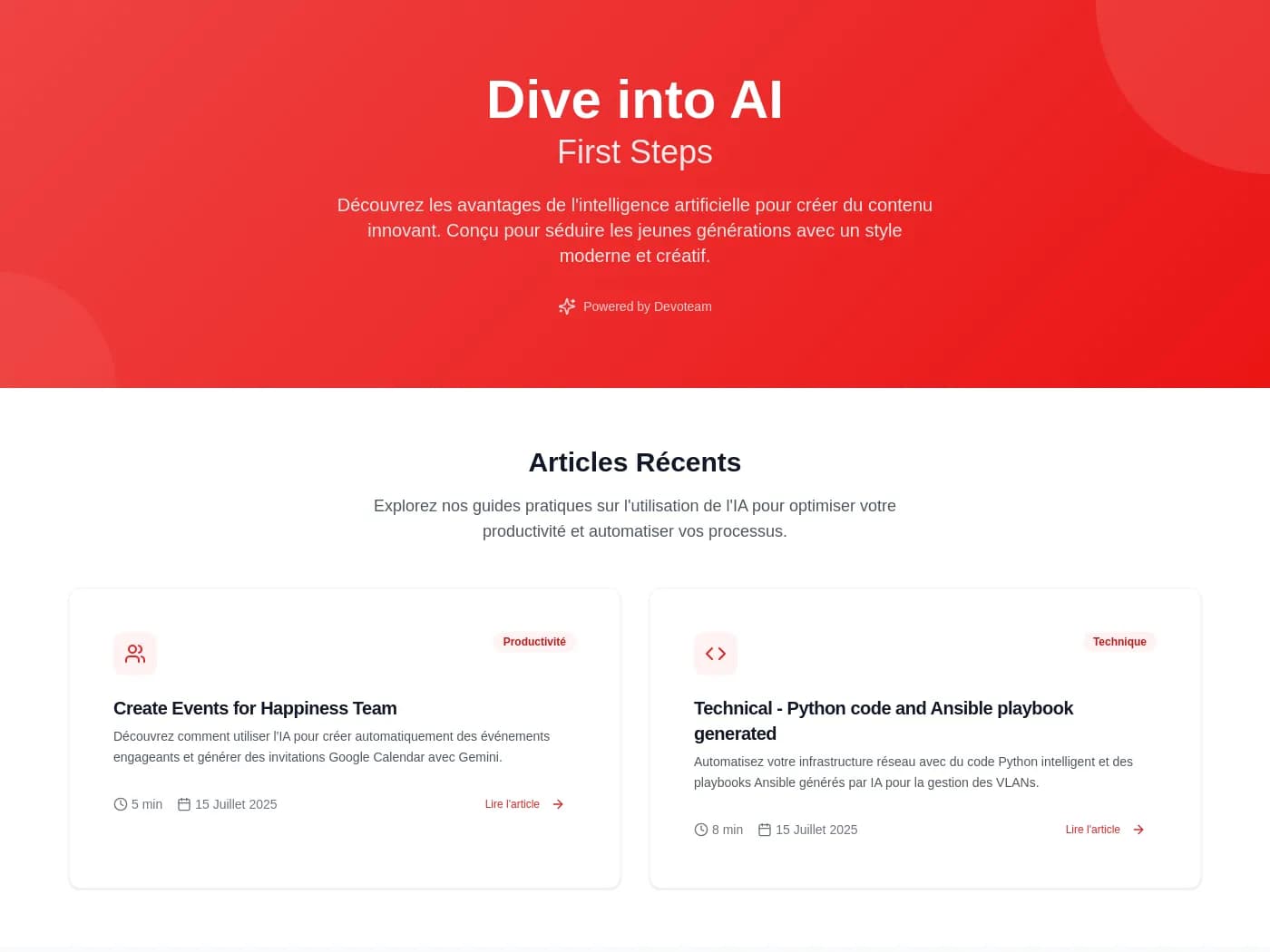 Dive into AI: First Steps Blog