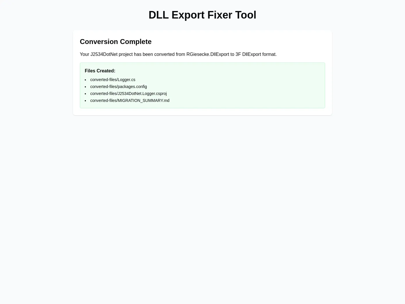 DLL Export Fixer Tool