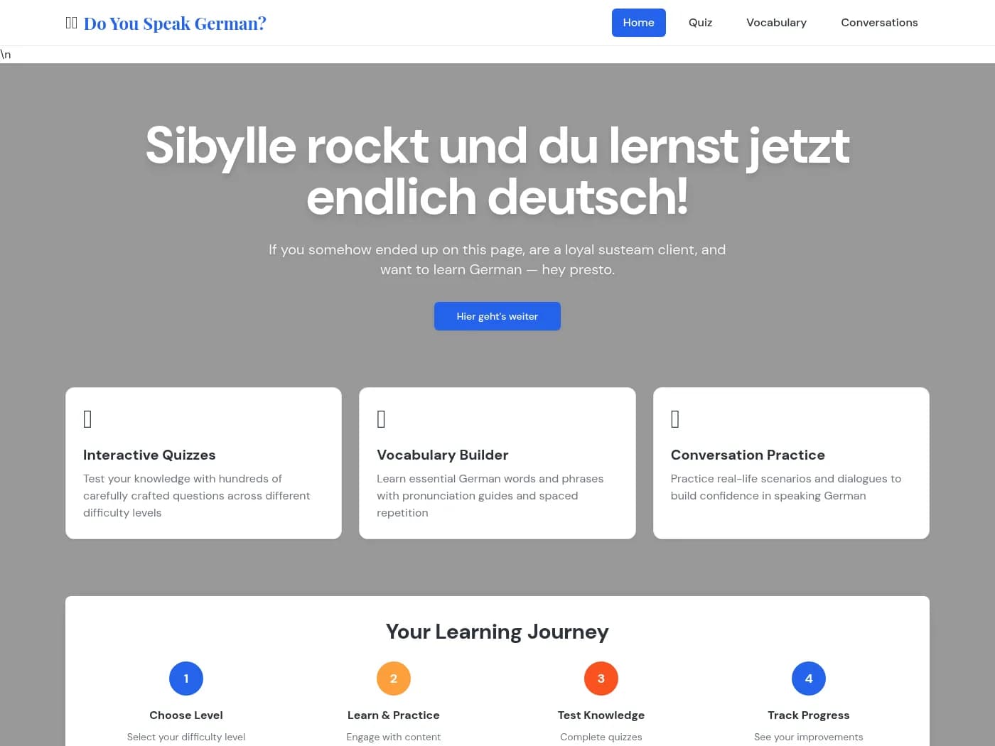 susteam präsentiert: Deine neue Plattform um Deutsch zu lernen