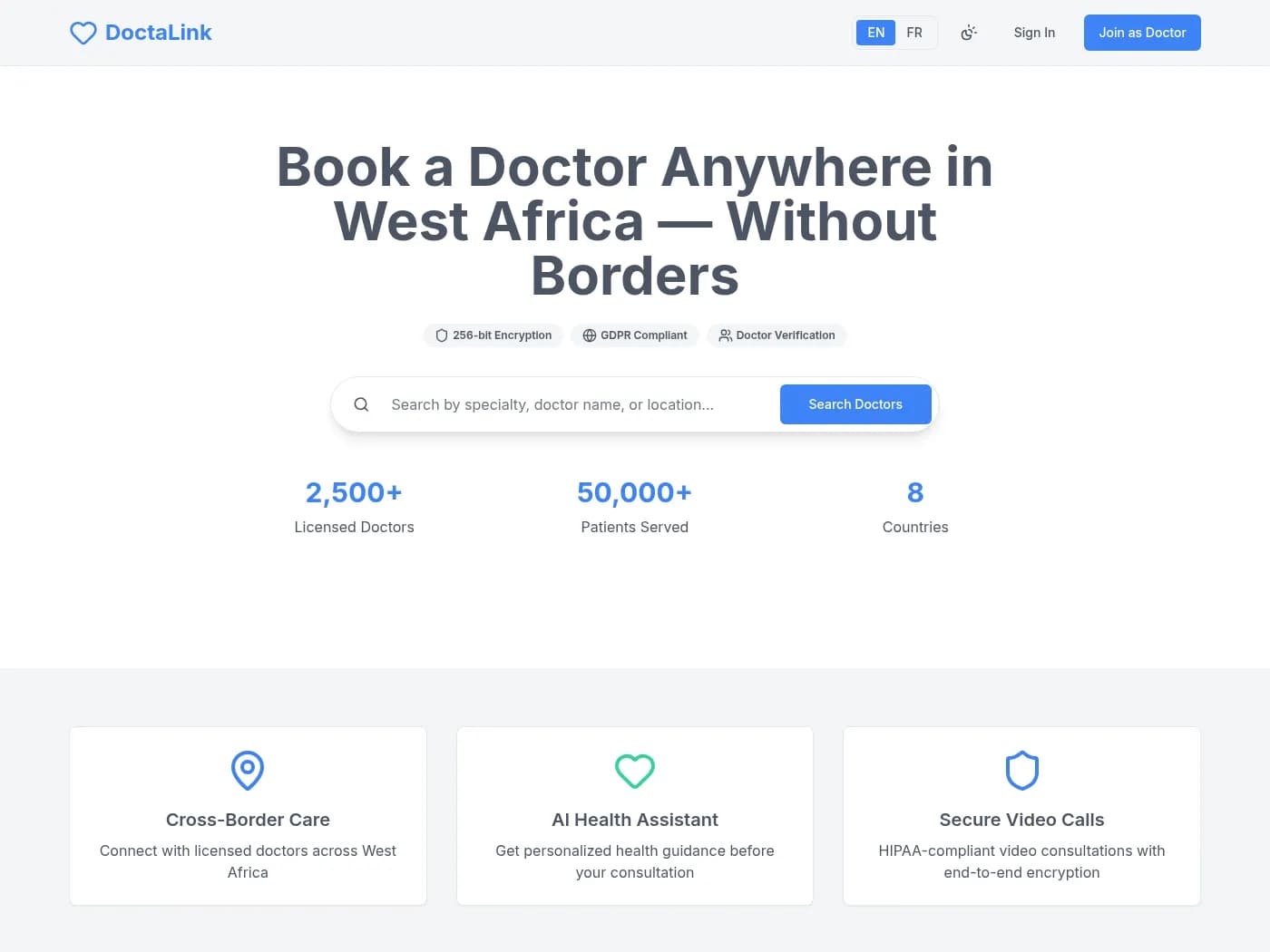 DoctaLink — The AI‑Powered Cross‑Border Telehealth Platform for West Africa