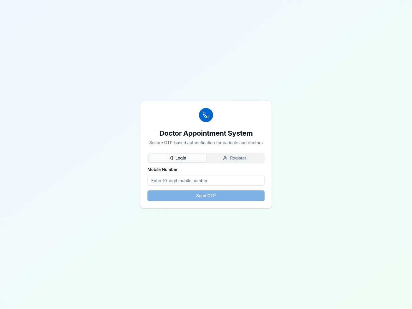 Doctor Appointment Scheduler & Management Platform