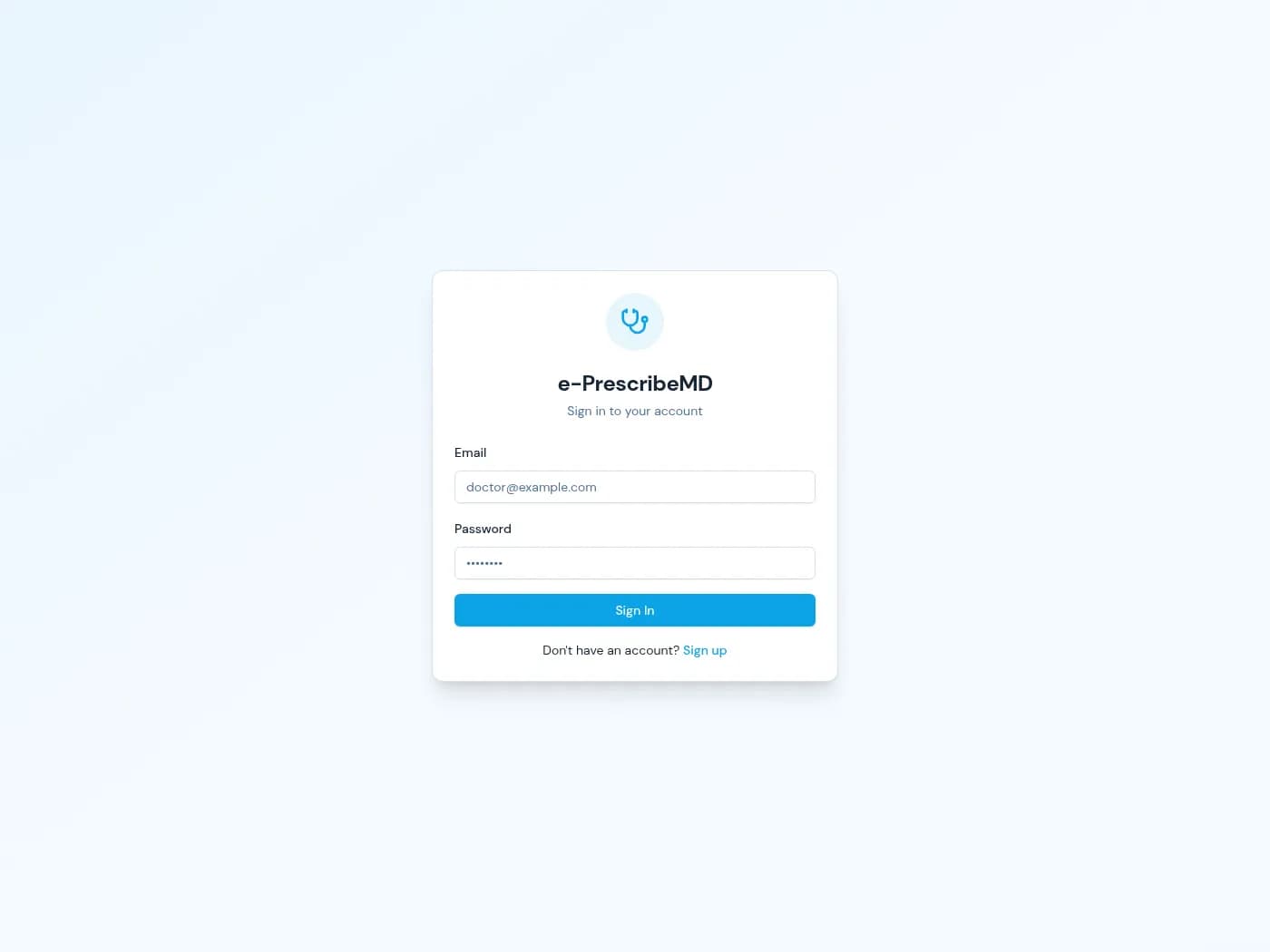 e-PrescribeMD: Modern Doctor e-Prescription Web App