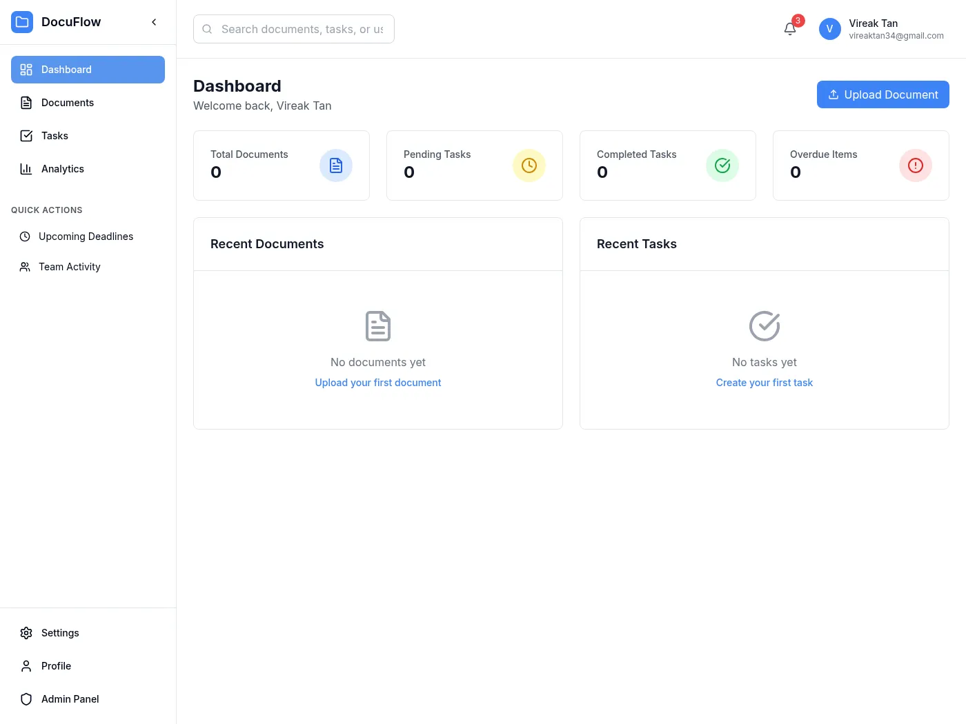 DocuFlow: Collaborative Document Management & Workflow Platform for Teams