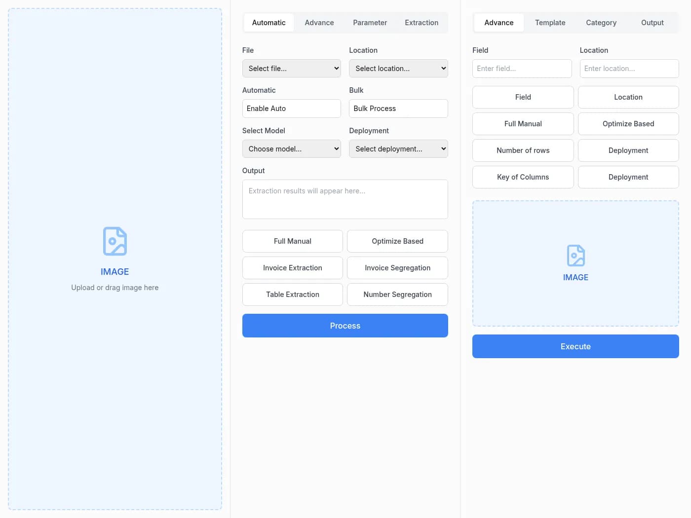 Interactive Document Data Extraction Tool