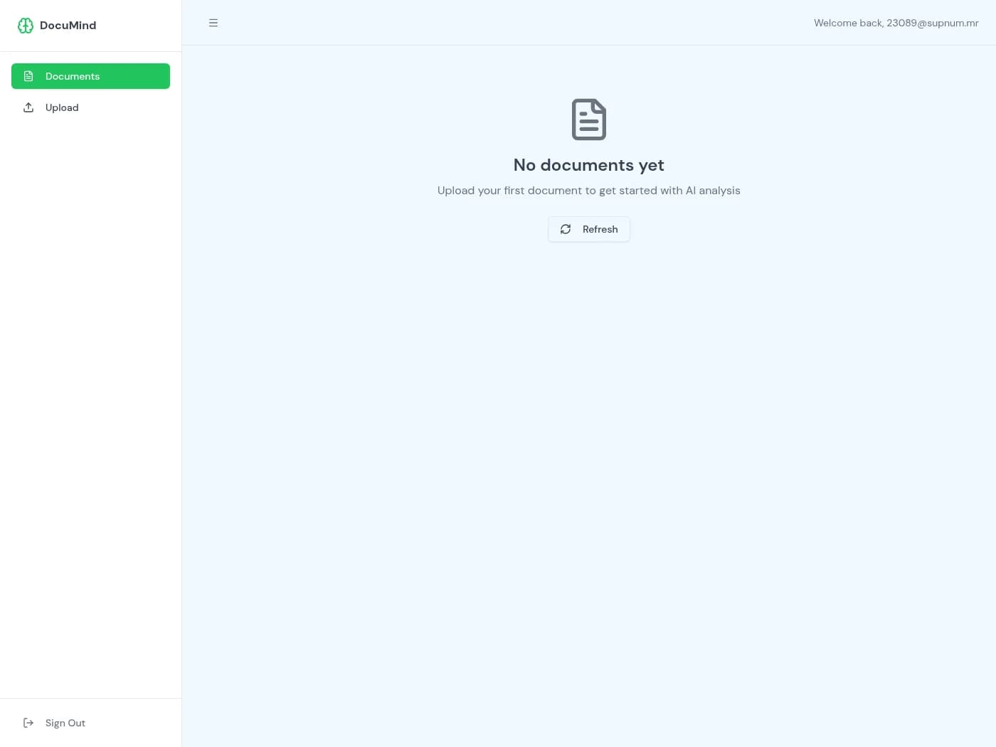 DocuMind – Smart Knowledge Extractor