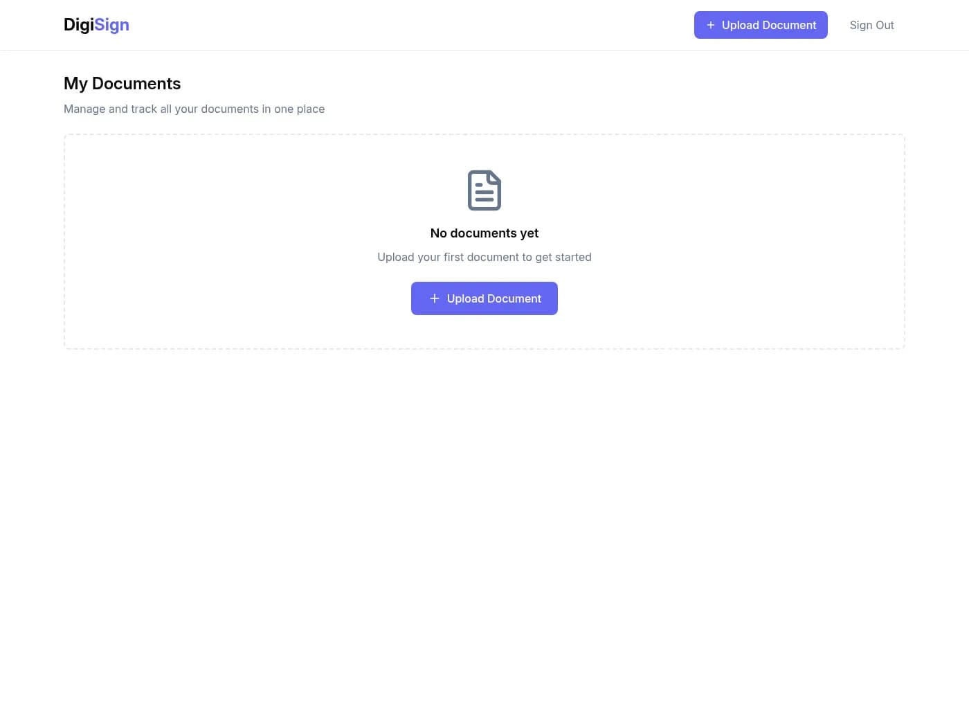 DigiSign: Modern Docusign Alternative
