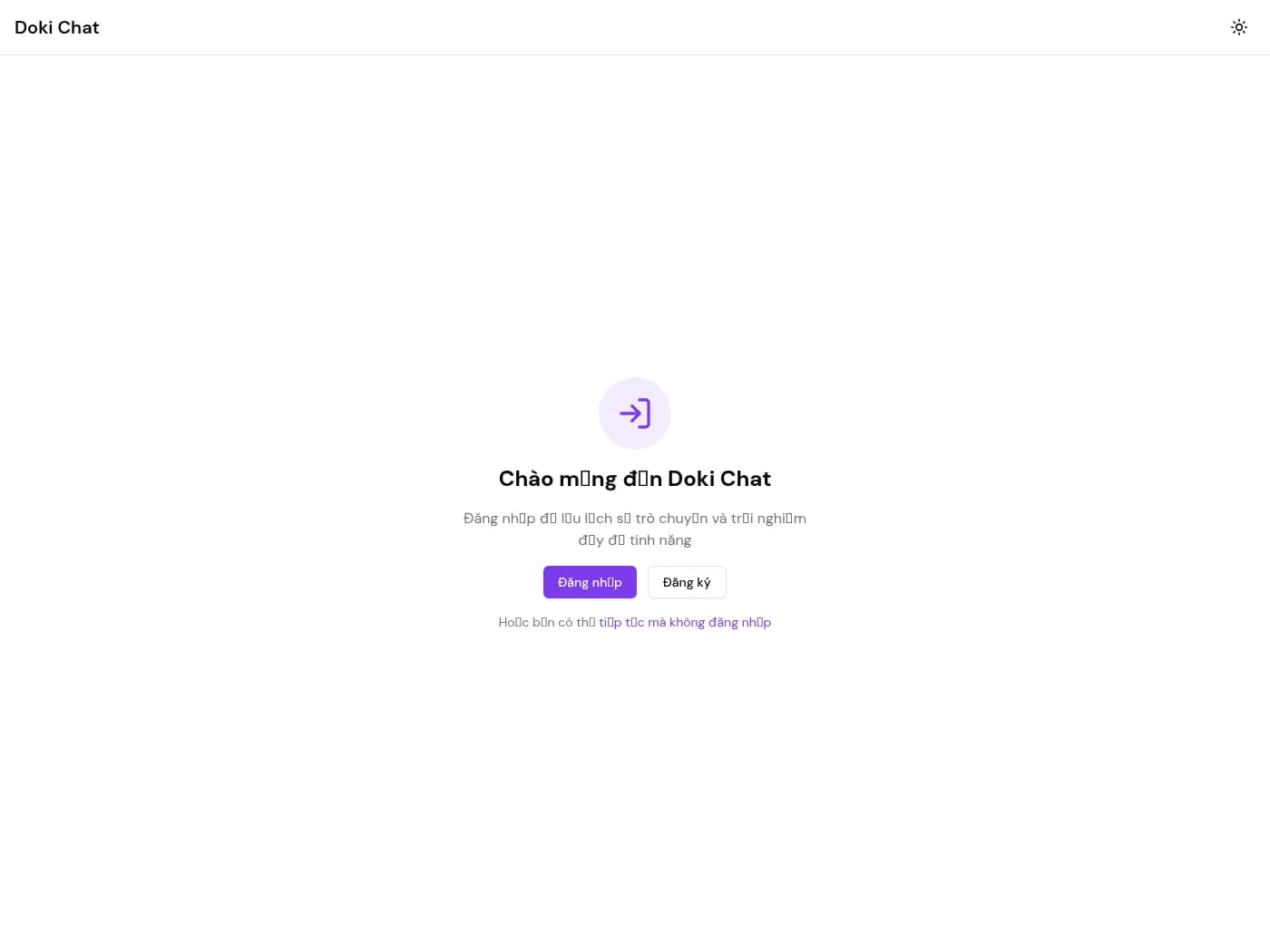 Doki Chat-Like AI Chatbot Website