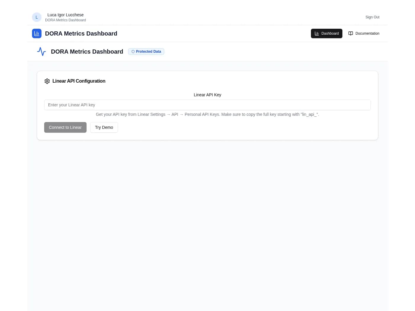 Enhanced DORA Metrics Dashboard with Linear Integration