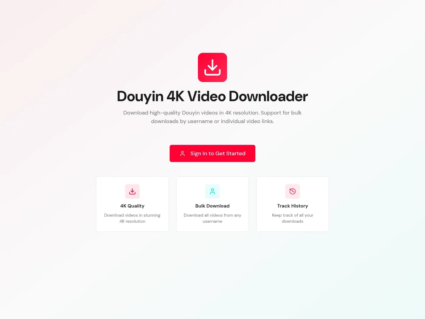 Douyin 4K Bulk Video Downloader