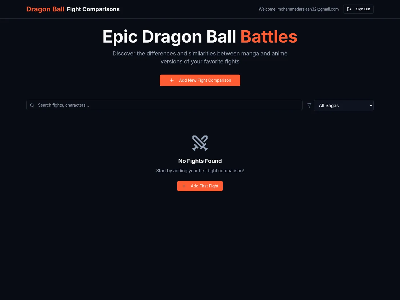 Dragon Ball Manga vs Anime Fight Comparison Website