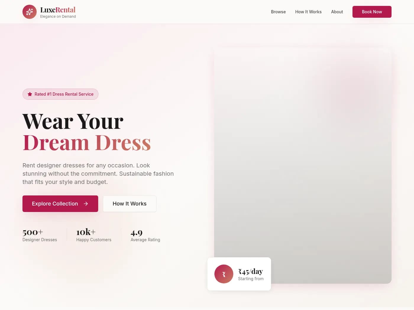 Dress Rental Platform