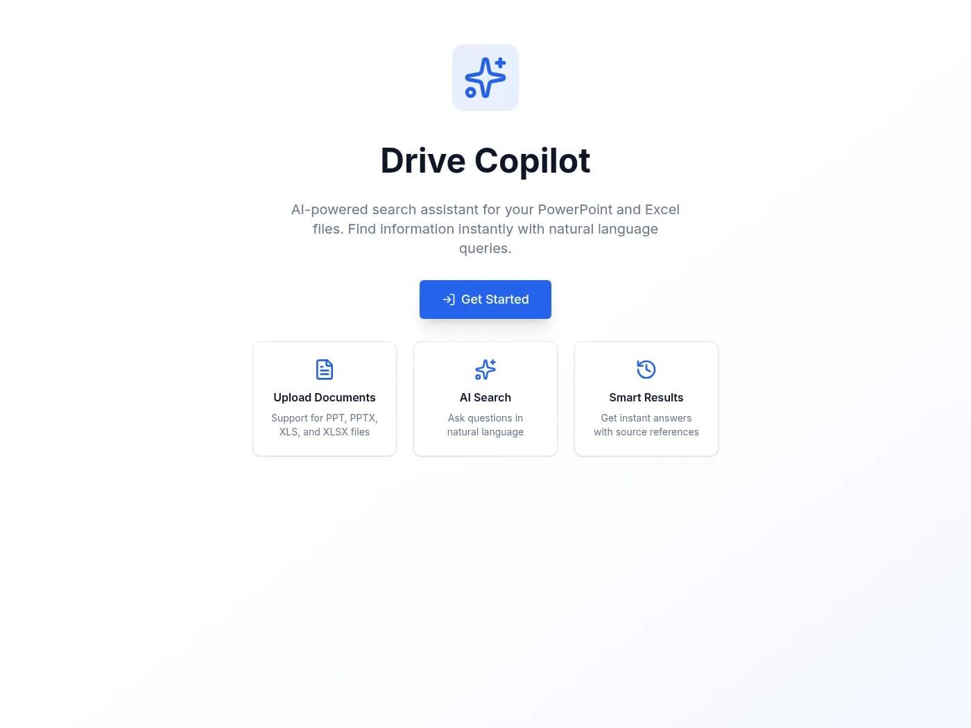 Drive Copilot: AI-Powered Report & Excel Search Assistant