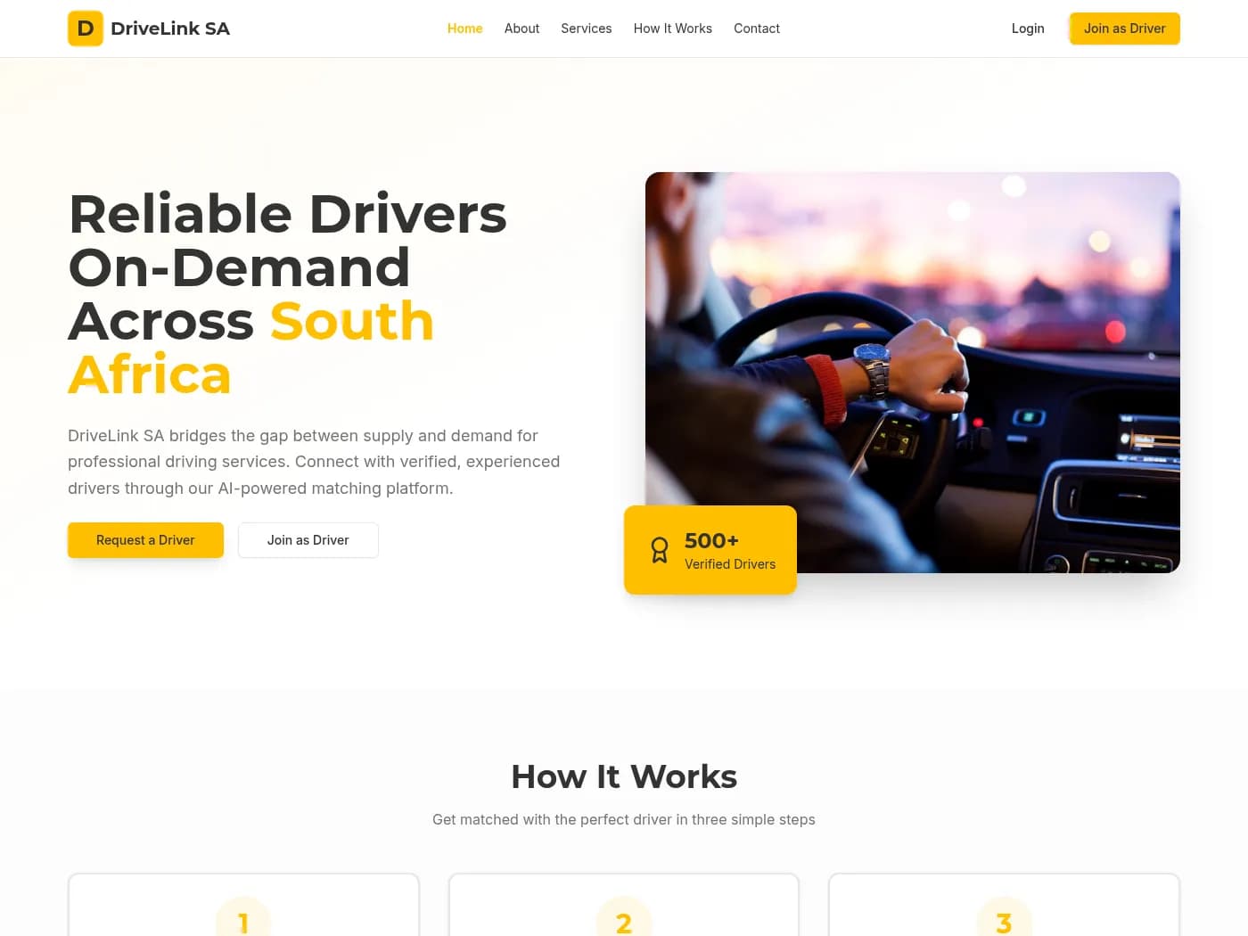 DriveLink SA – AI-Powered Driver Deployment Marketplace for South Africa