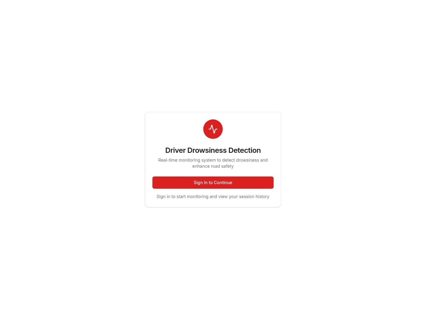 Driver Drowsiness Detection and Sleep Monitoring Web App