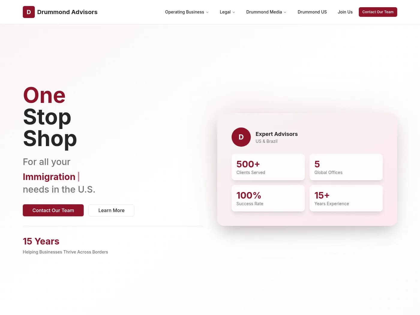 Drummond Advisors Website Clone