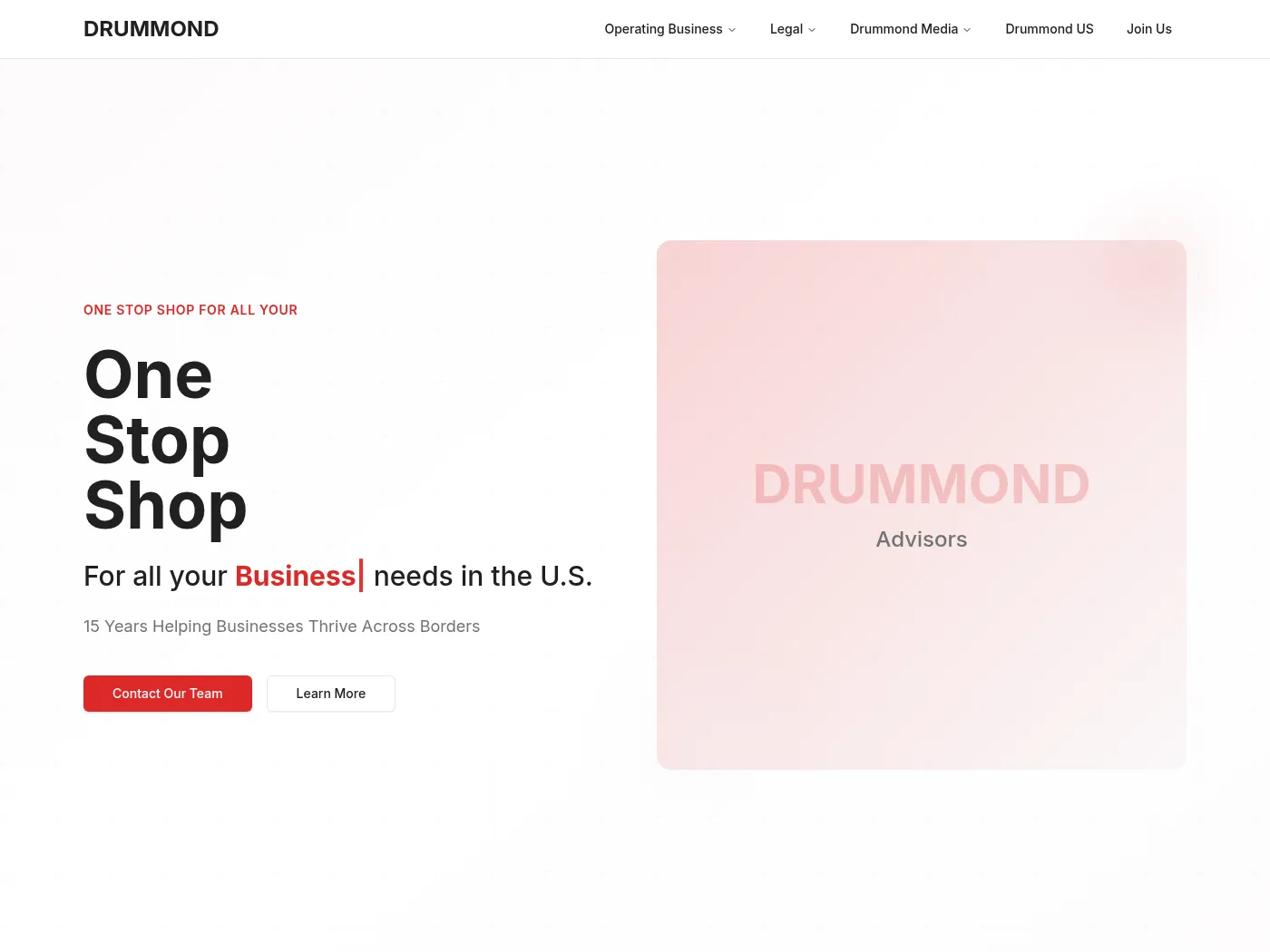 Drummond Advisors Website Clone