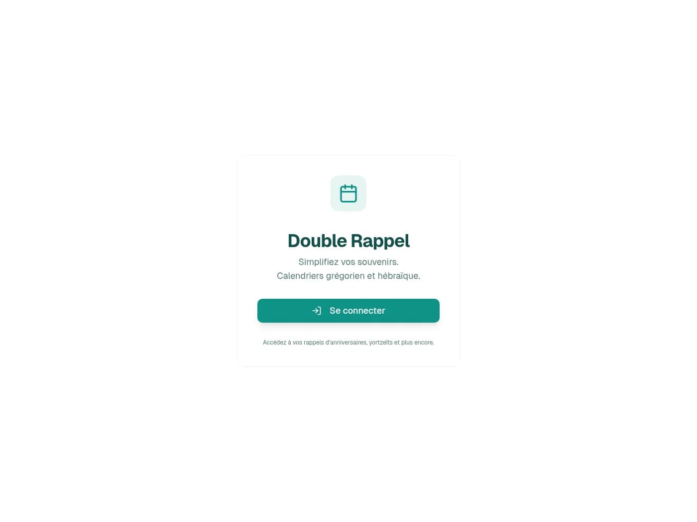 Dual Calendar Reminder App