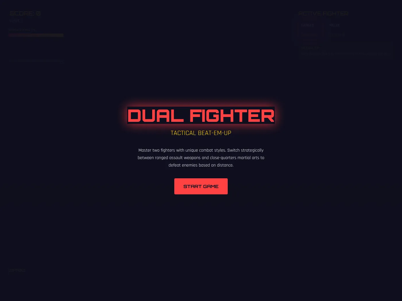 Dual Fighter Side Scroller: Tactical Beat-Em-Up