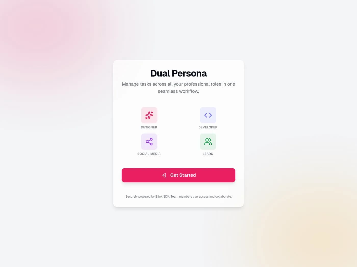 Dual Persona Task Manager
