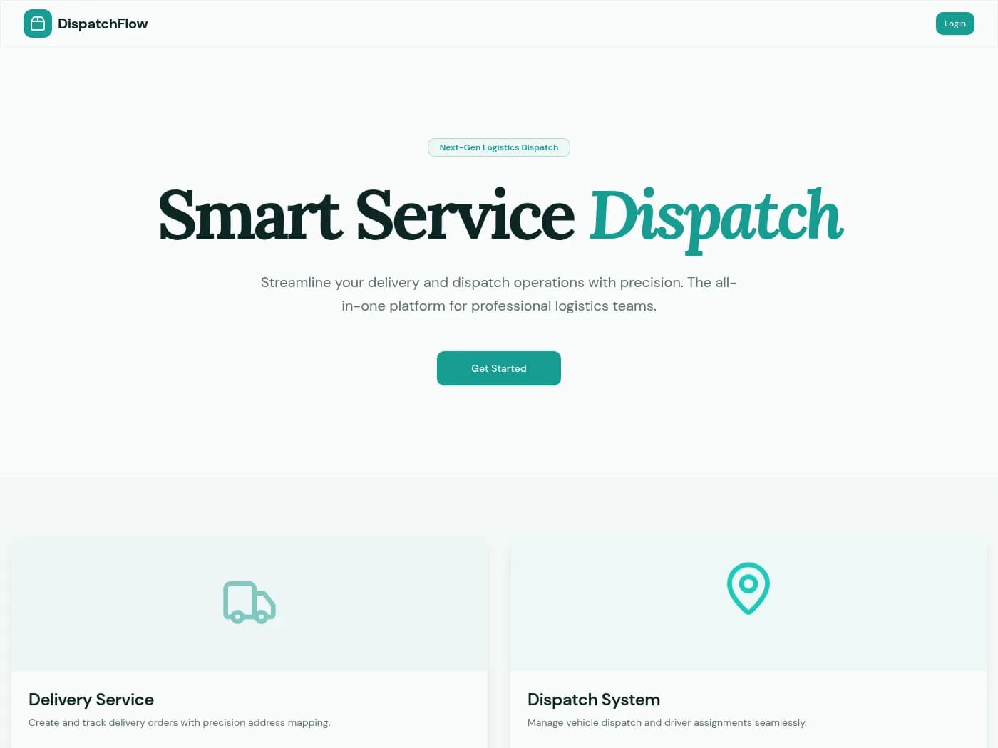 Dual Service Dispatch App