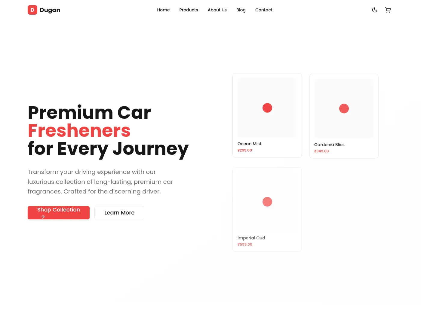 Dugan Car Freshener E-Commerce Platform