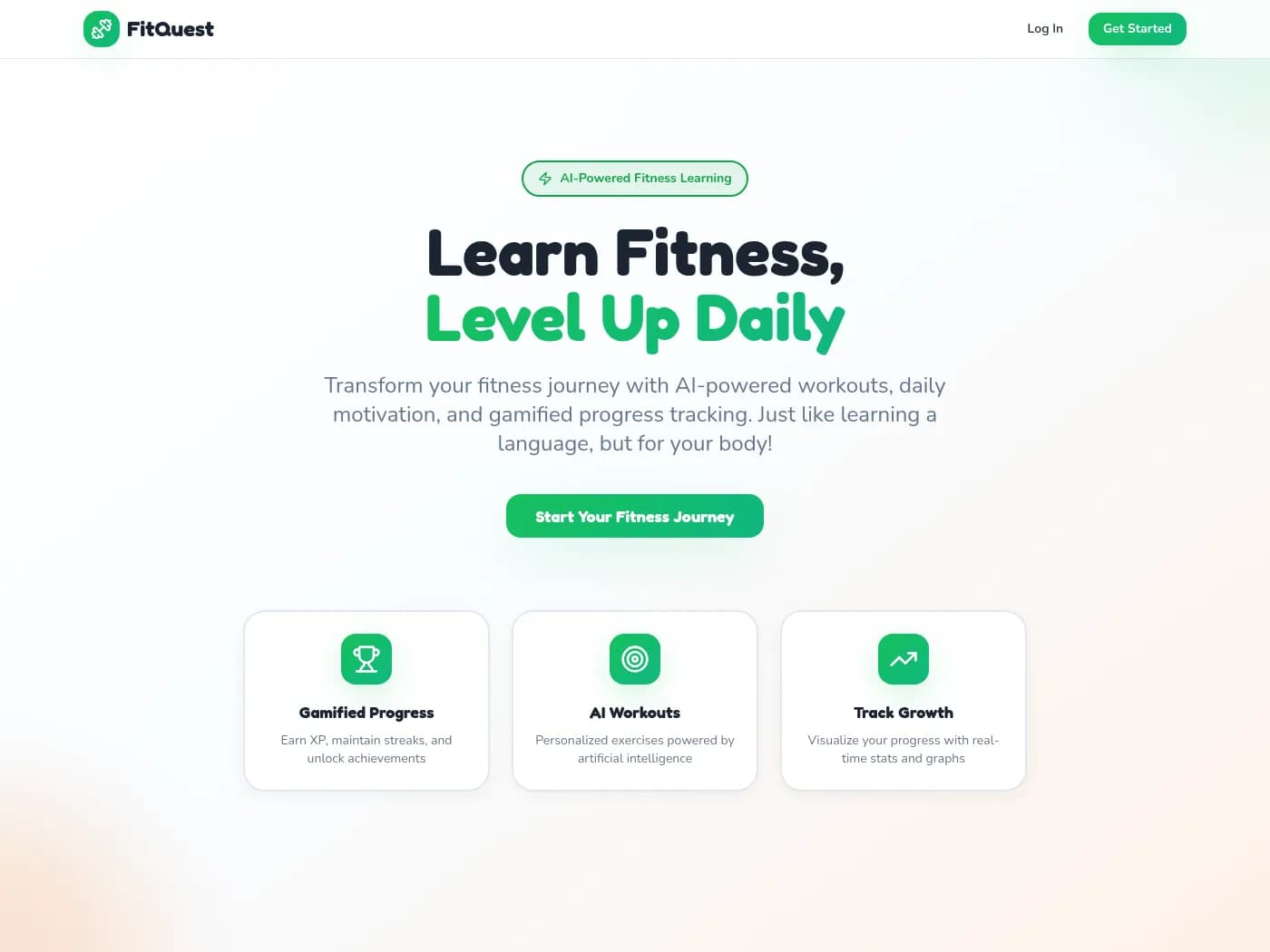 AI Fitness Adventure: Duolingo-Inspired Fitness Learning Platform