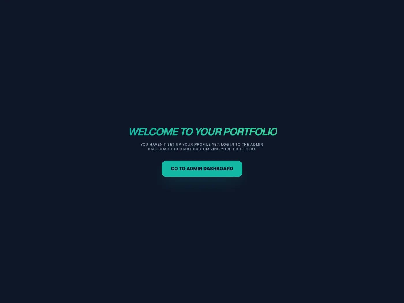 Dynamic Personal Portfolio Website
