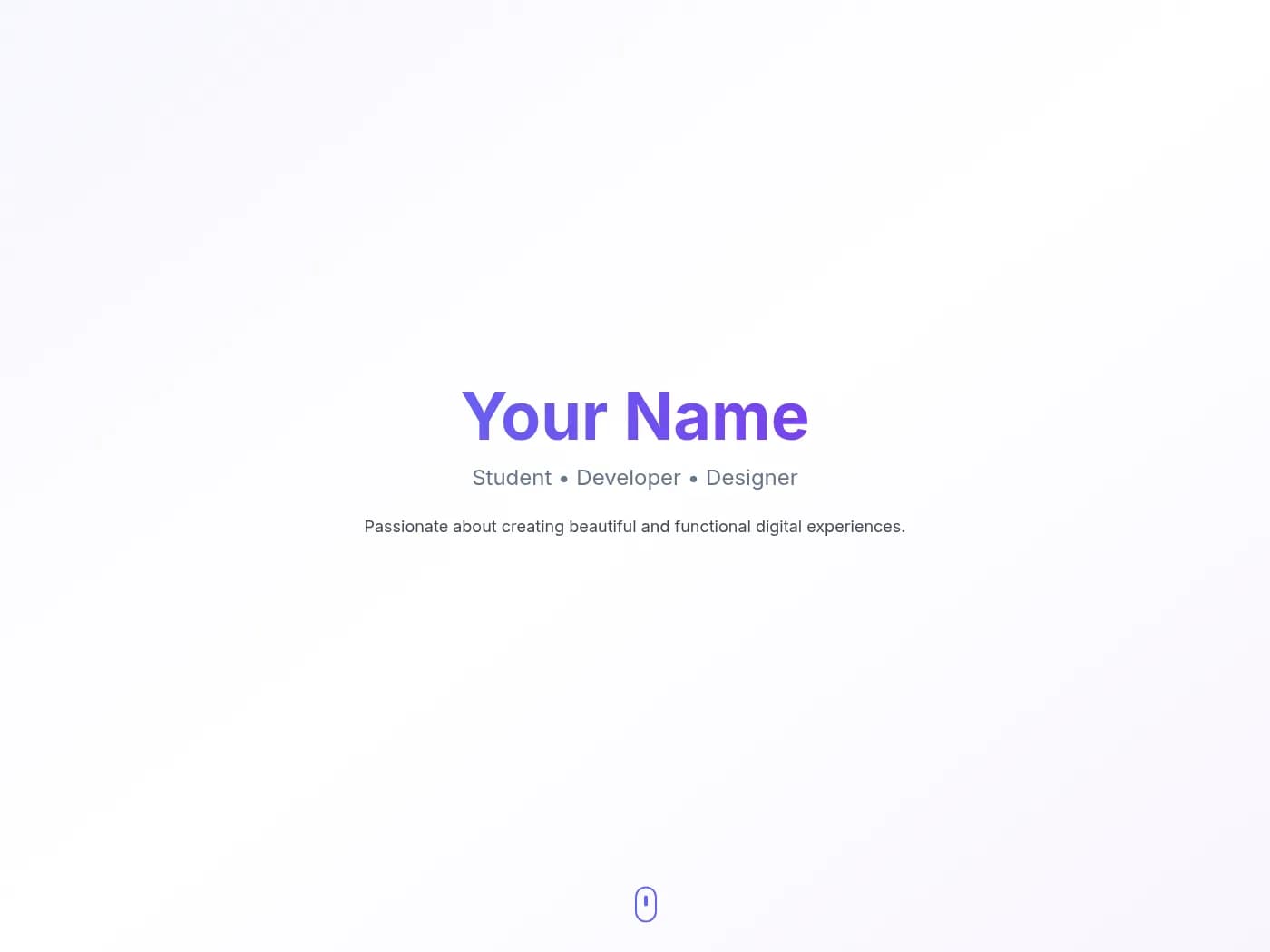 Dynamic Student Portfolio with Admin Panel and API Backend
