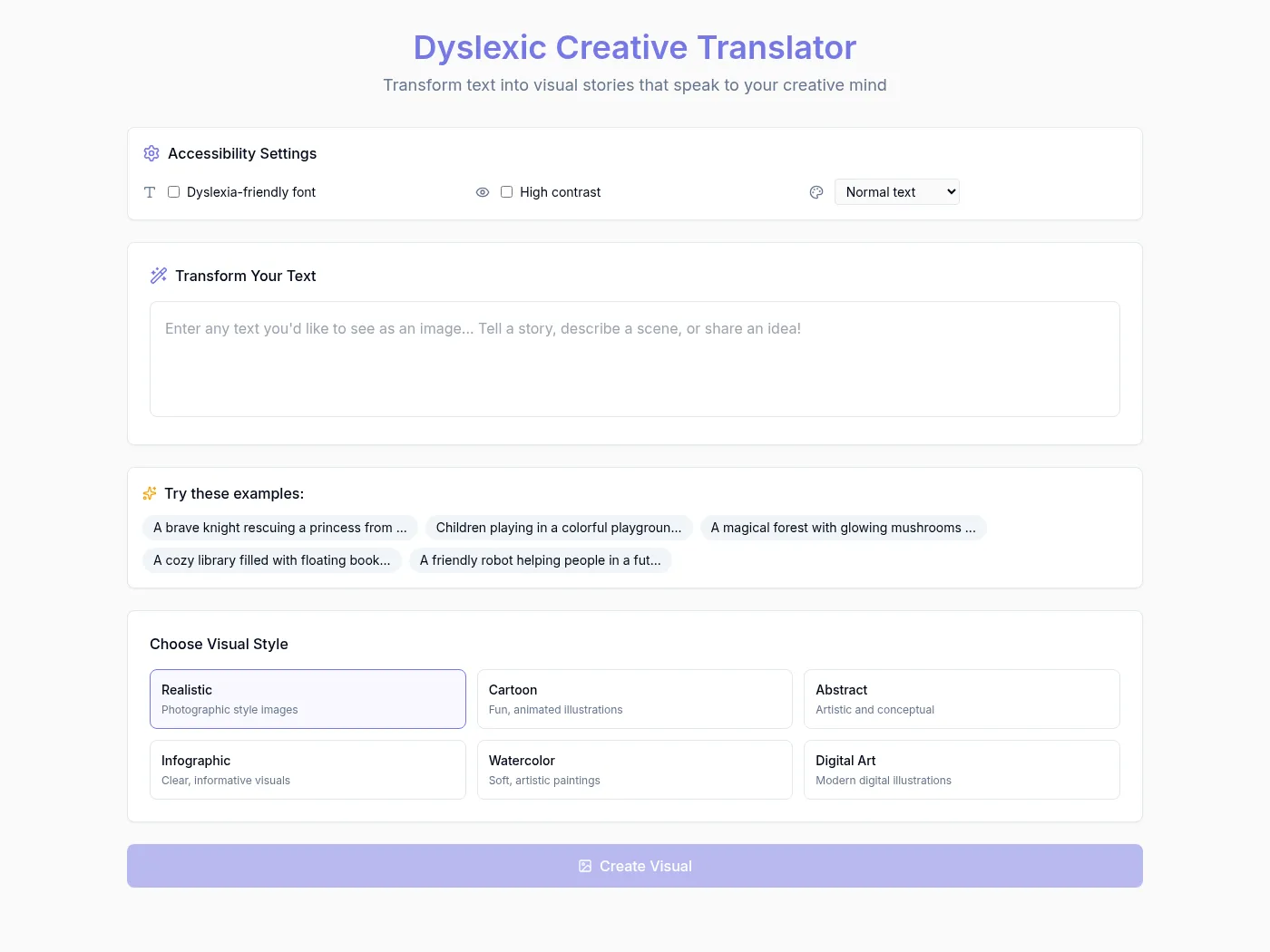 Dyslexic Creative Translator