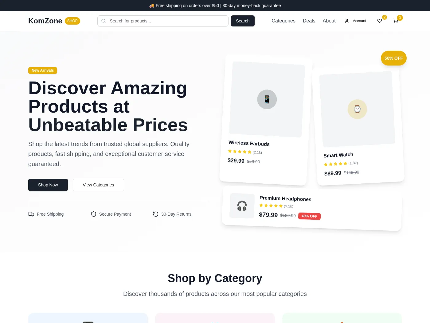 E-Commerce Marketplace Platform