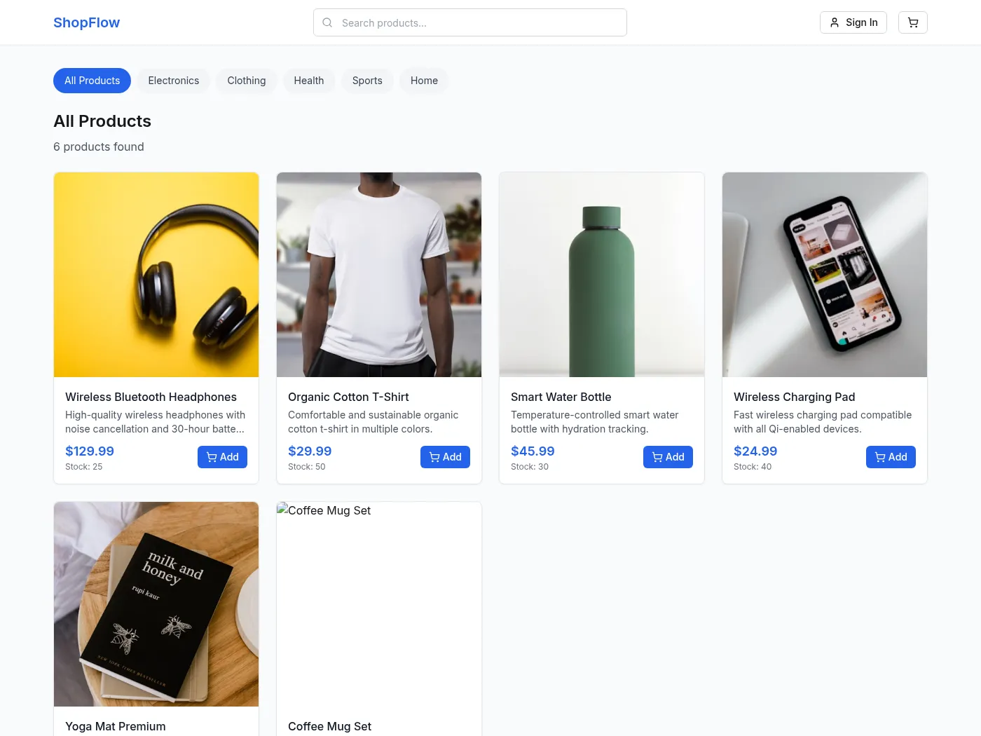 Full-Featured E-commerce Website with Admin Panel