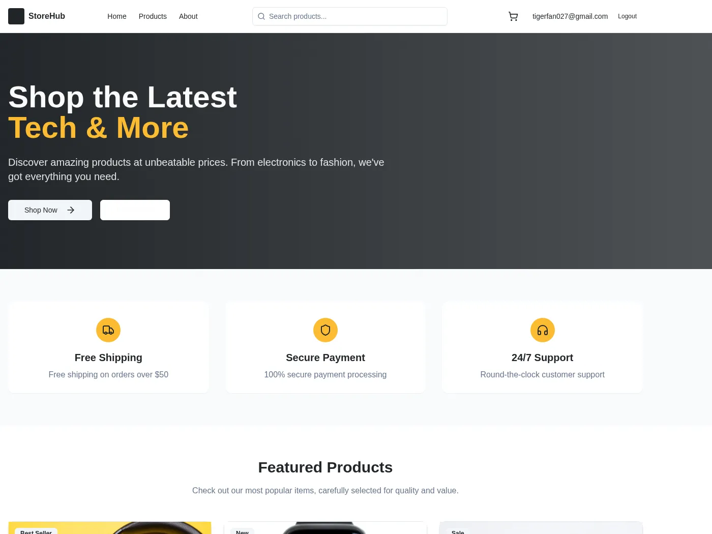 E-Commerce Website Store