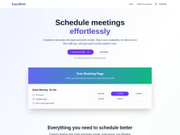 EasyMeet: Effortless Scheduling Platform