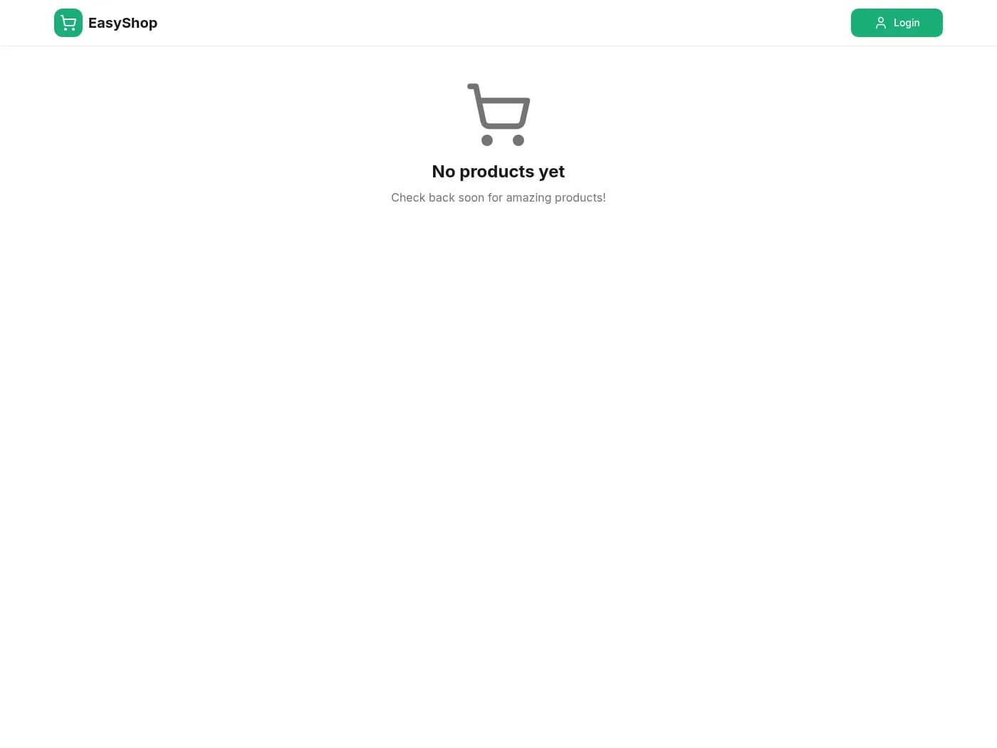 EasyShop: Ultra-Simple E-Commerce Web App with Admin Control