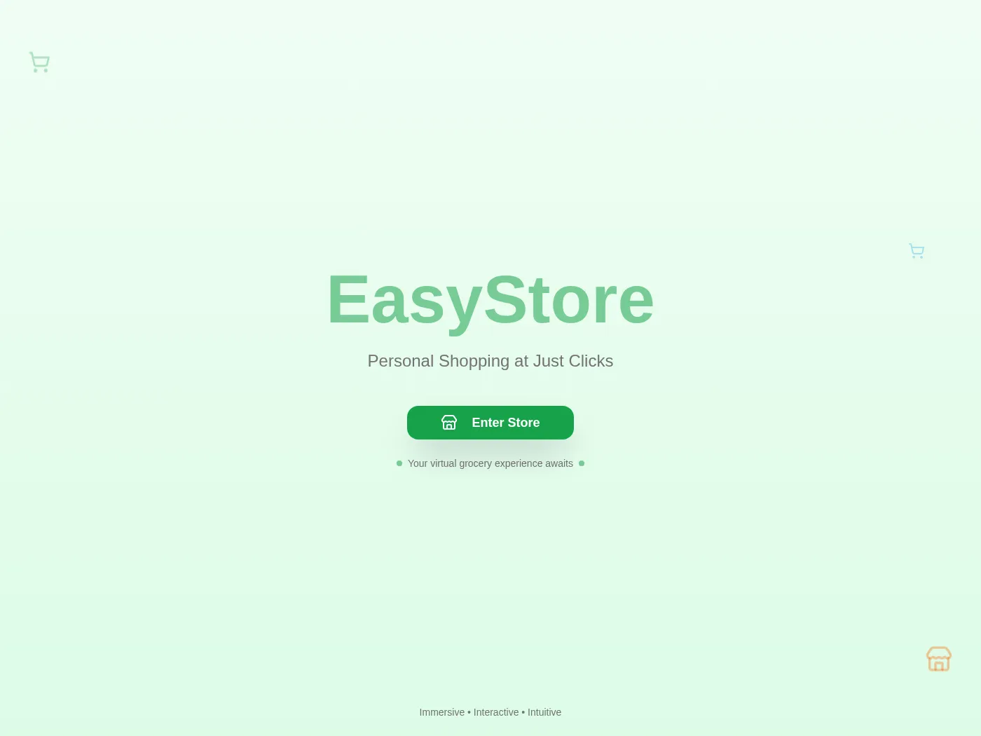 EasyStore: Immersive Virtual Grocery Mart