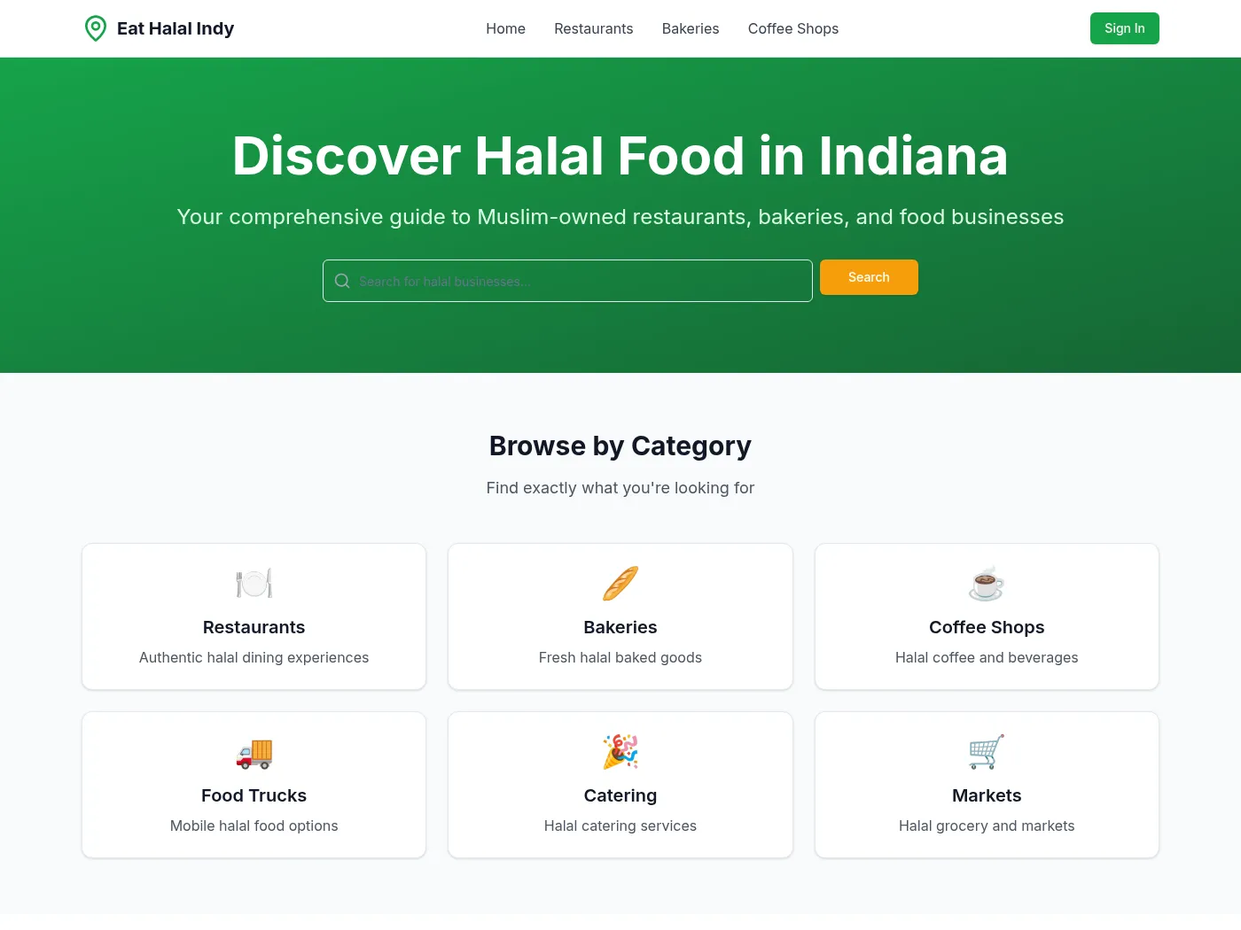 Eat Halal Indy: Centralized Guide for Muslim-Owned Food Businesses in Indiana
