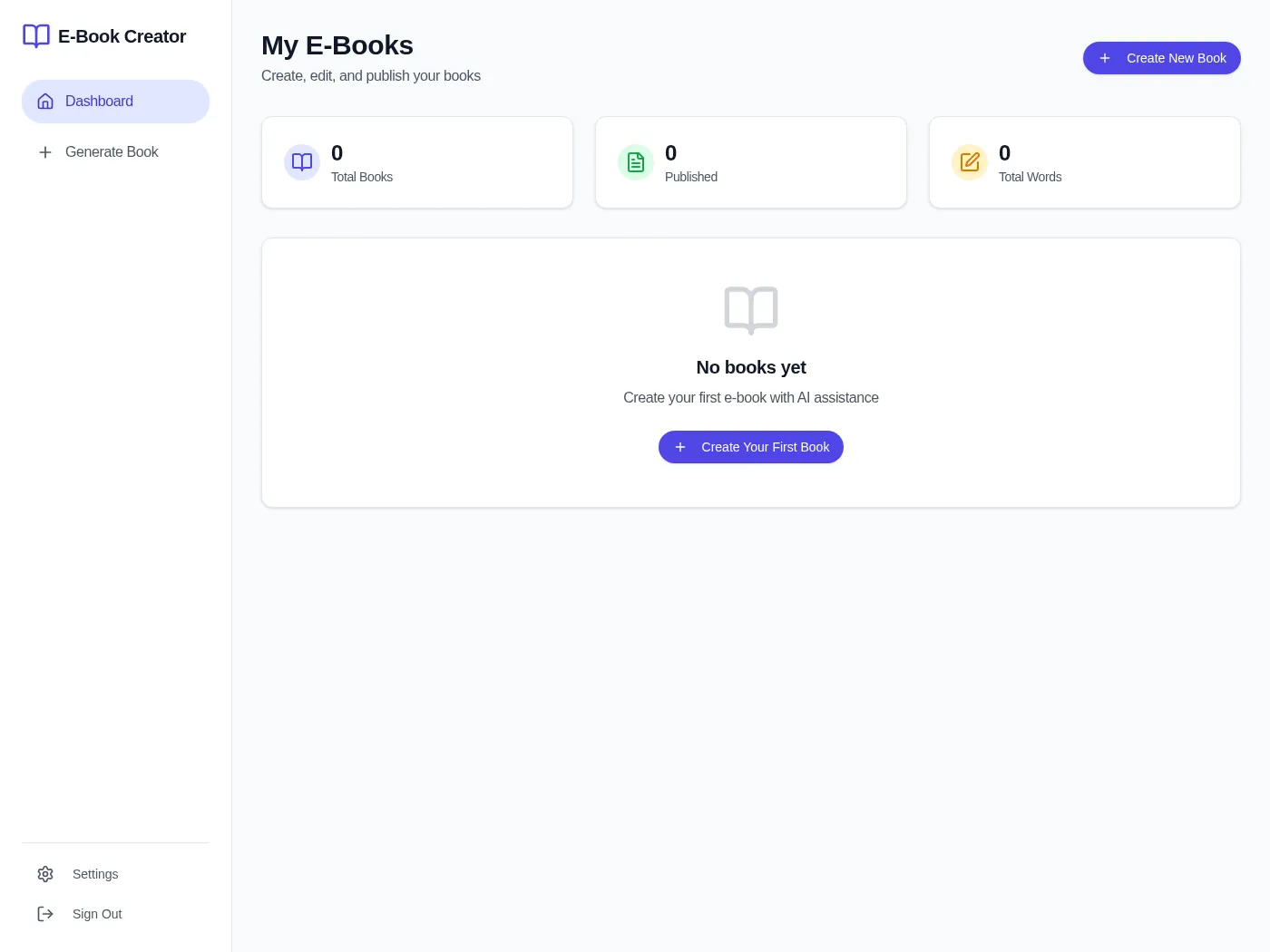E-Book Creator & Publisher