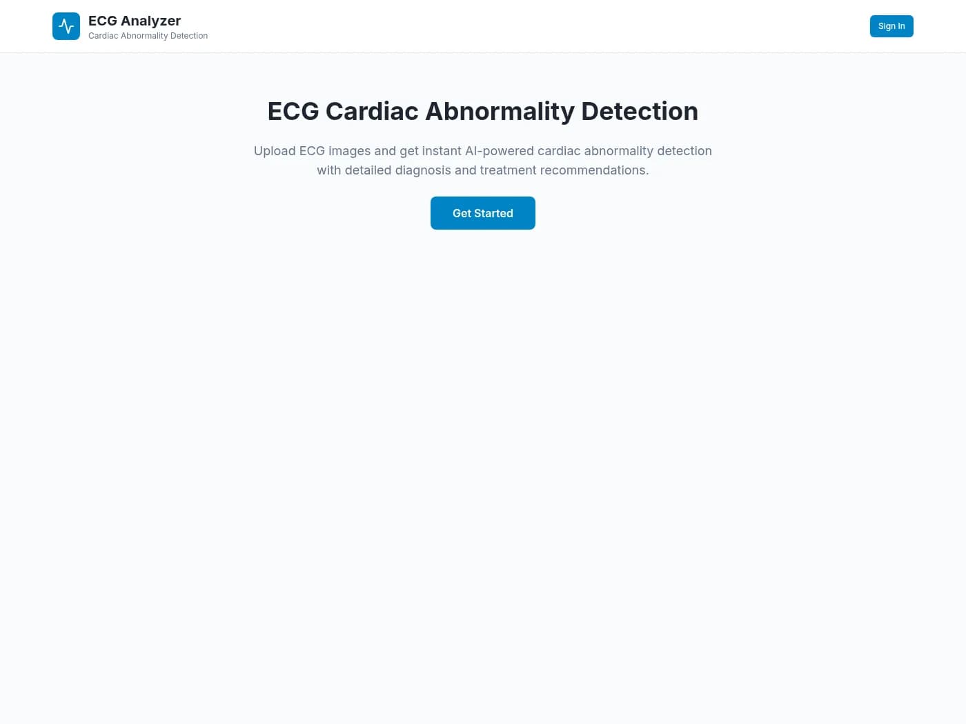 ECG Image-Based Cardiac Abnormality Detection Platform