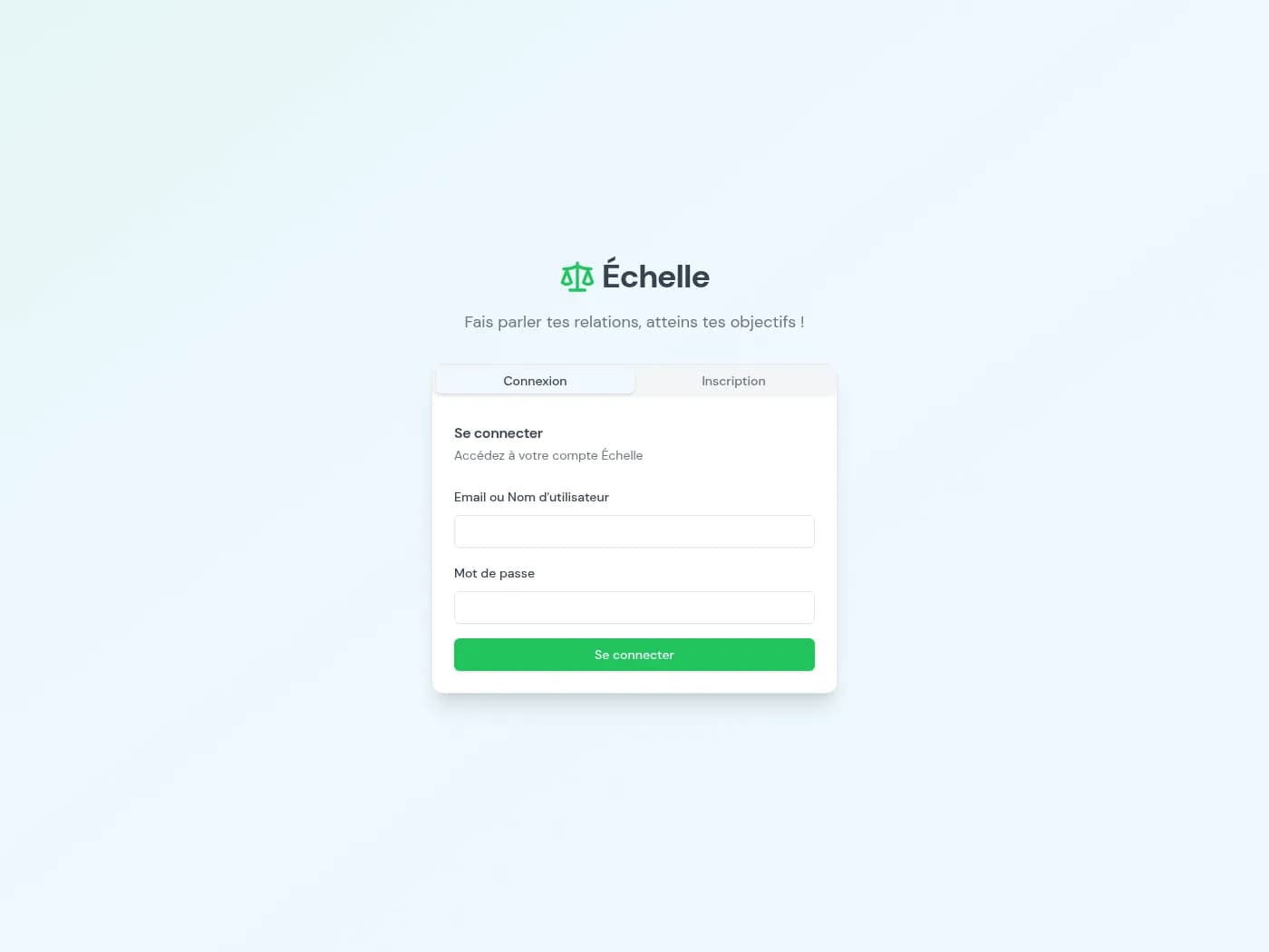 Échelle – Système de Parrainage Dynamique par Objectif (SPDO)