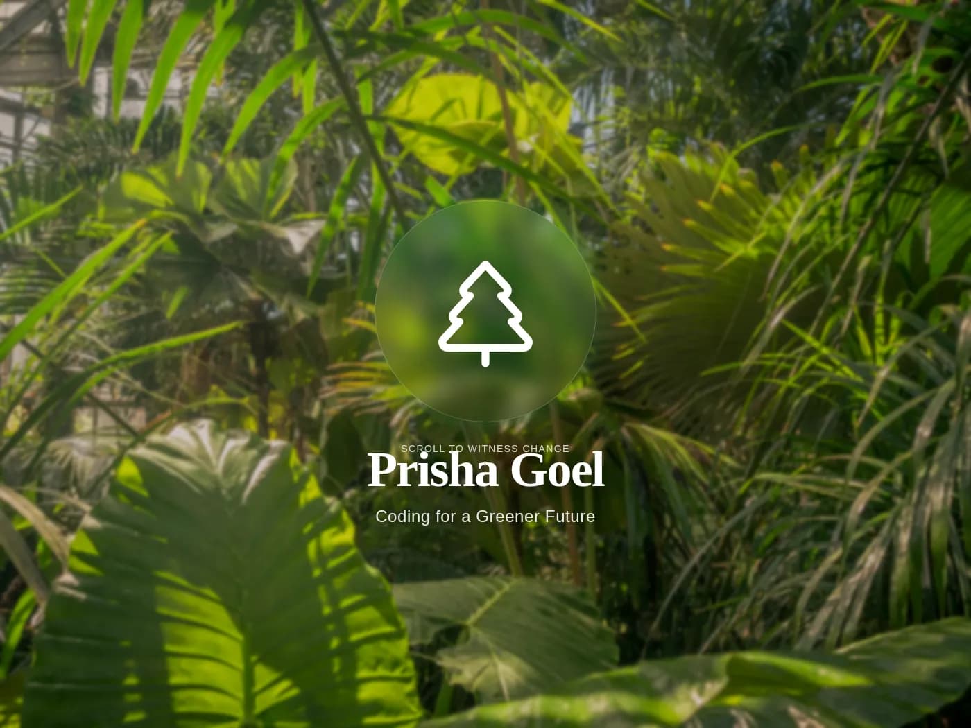 EcoPortfolio Landing