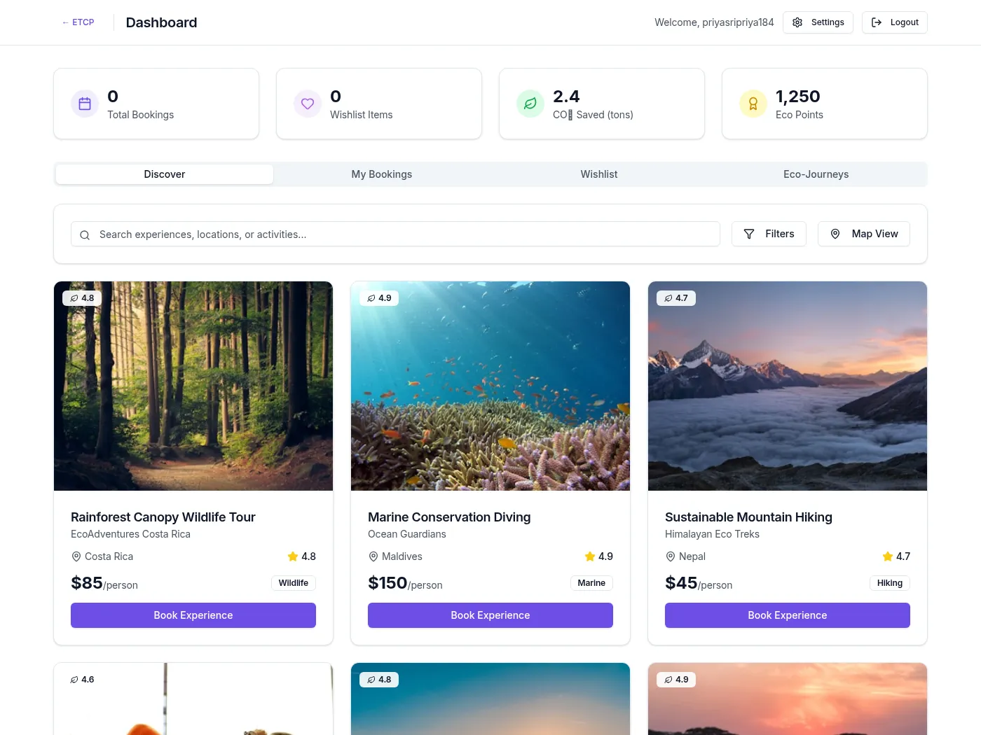 Eco-Tourism Cloud Platform (ETCP): Revolutionizing Sustainable Travel Experiences