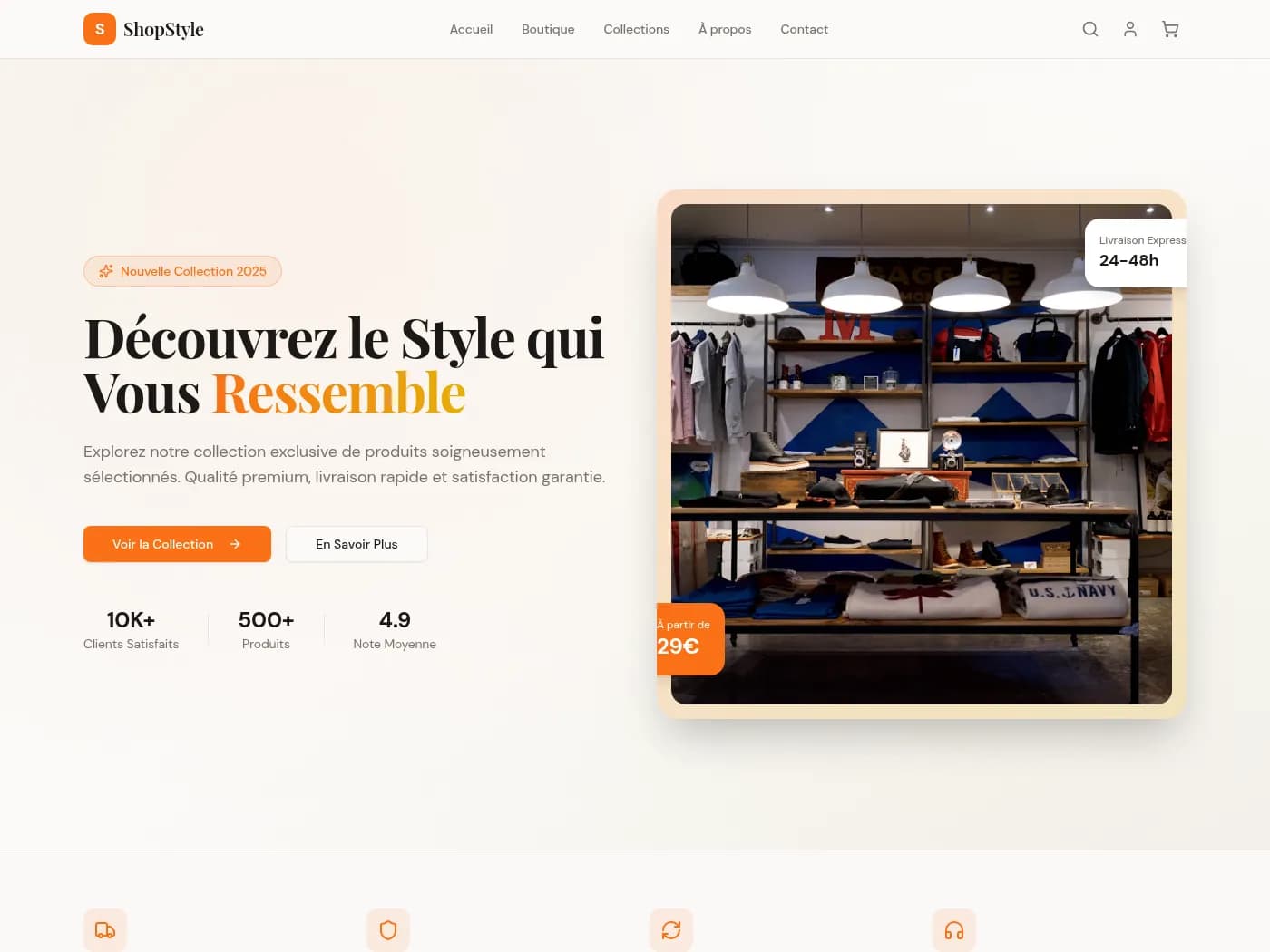 E-Commerce Site Template