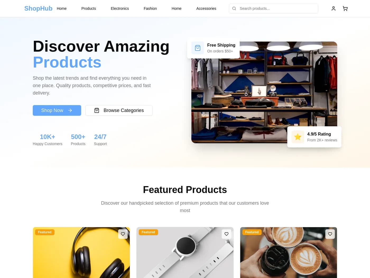E-commerce Web Application