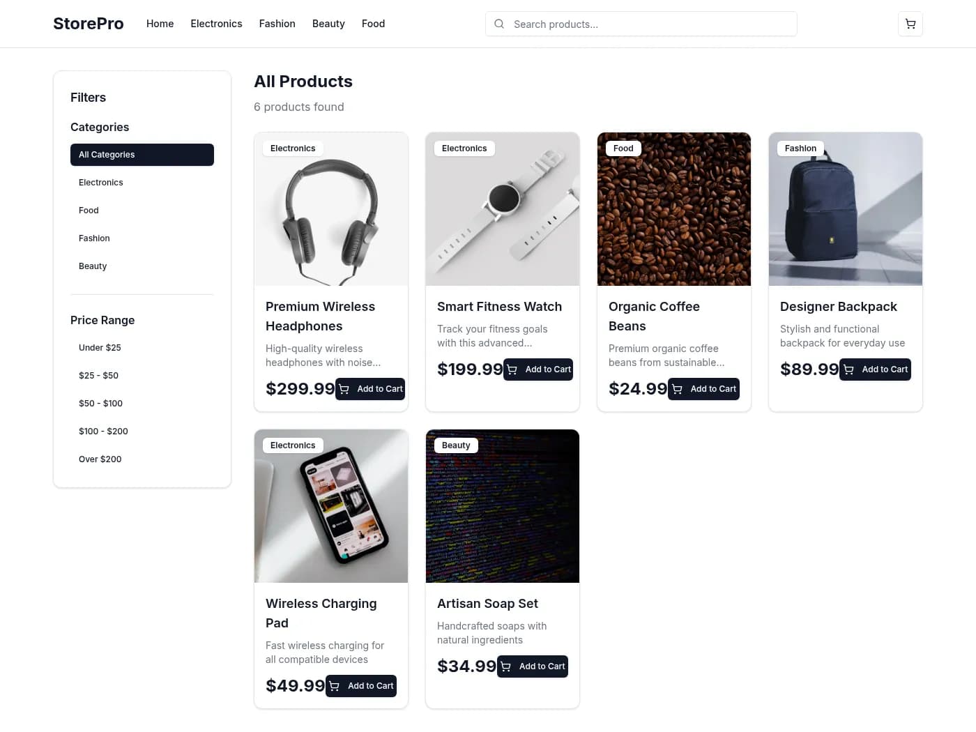 Ecommerce Web Platform