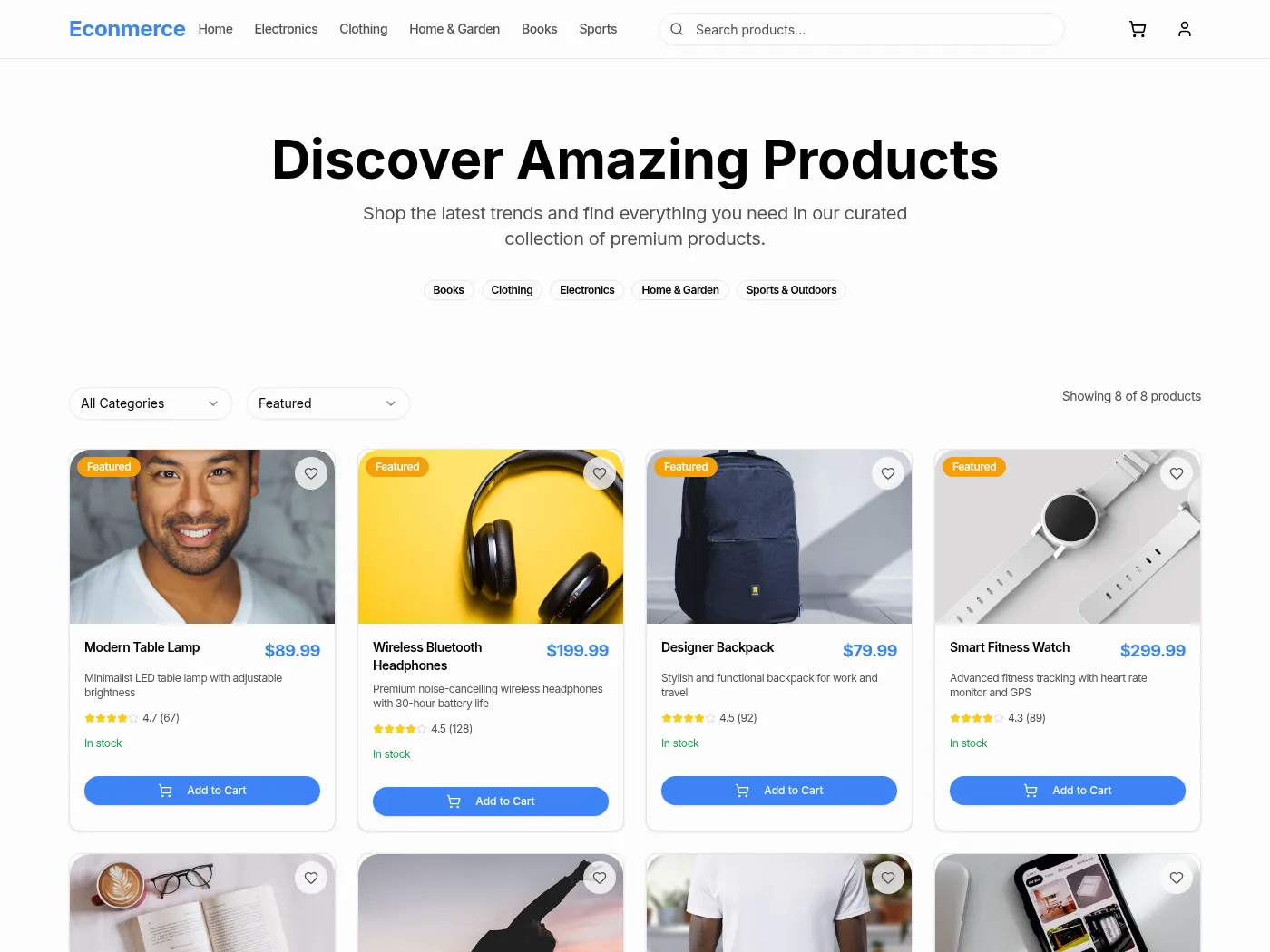 Econmerce: Modern E-Commerce Platform